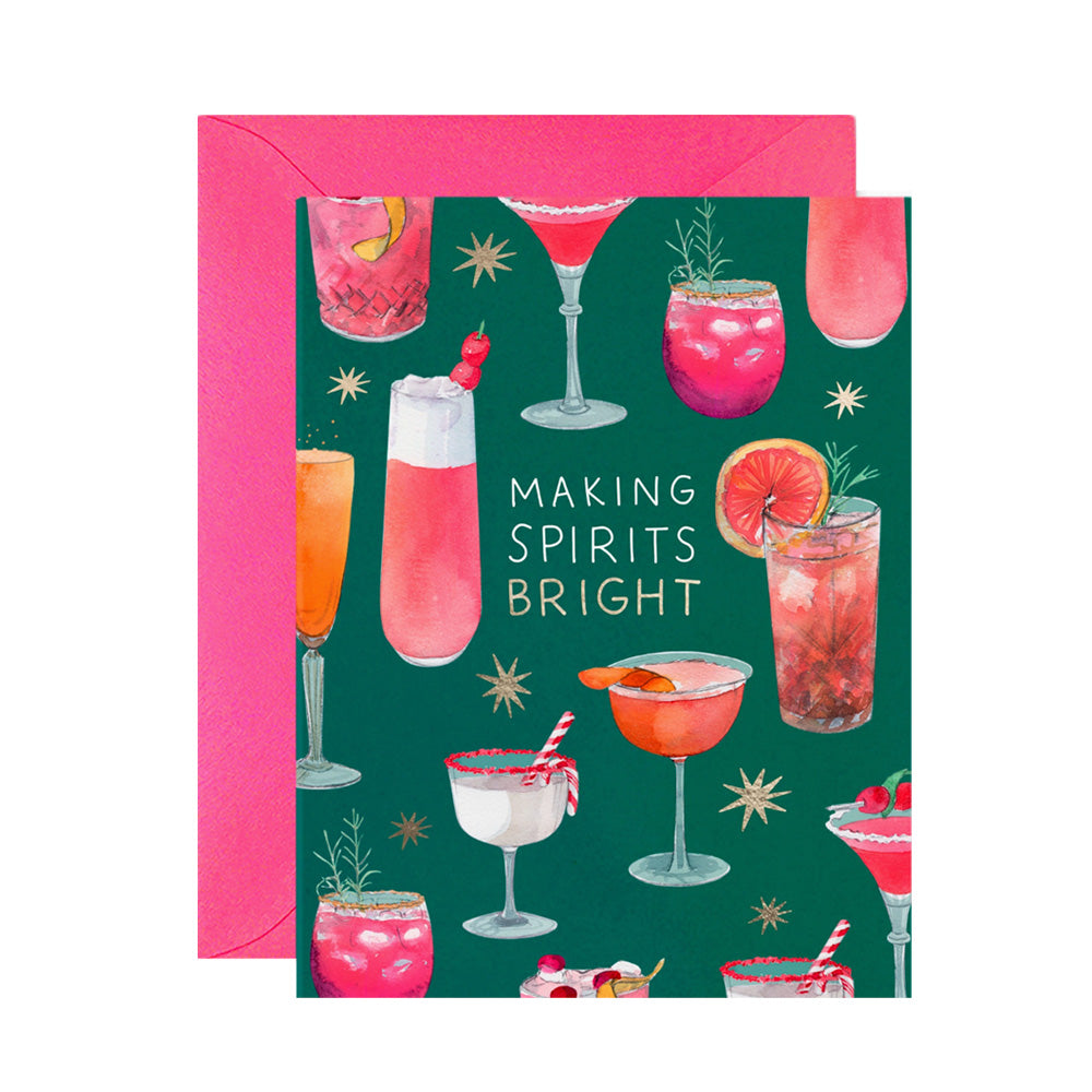 Making Spirits Bright Holiday Card – M.Lovewell