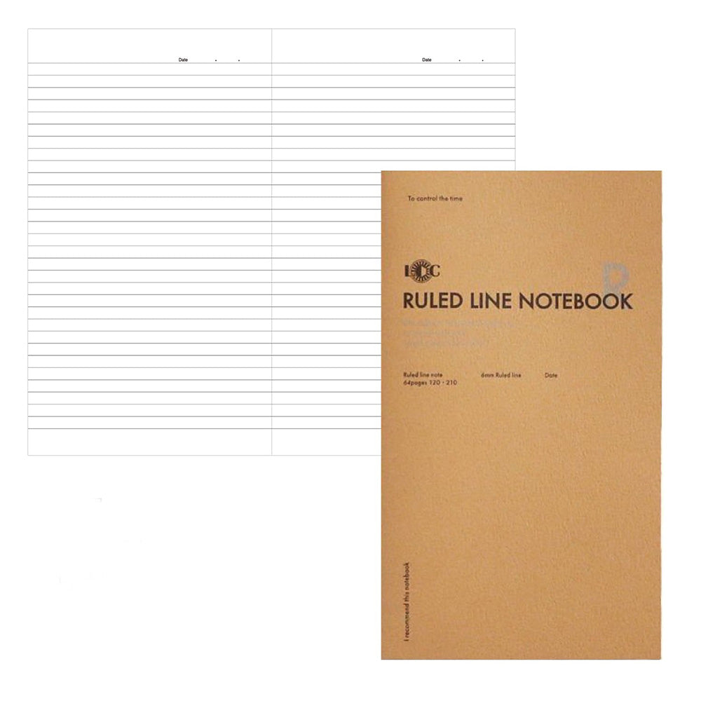 Luddite Line Ruled A5 Slim Notebook | M.Lovewell