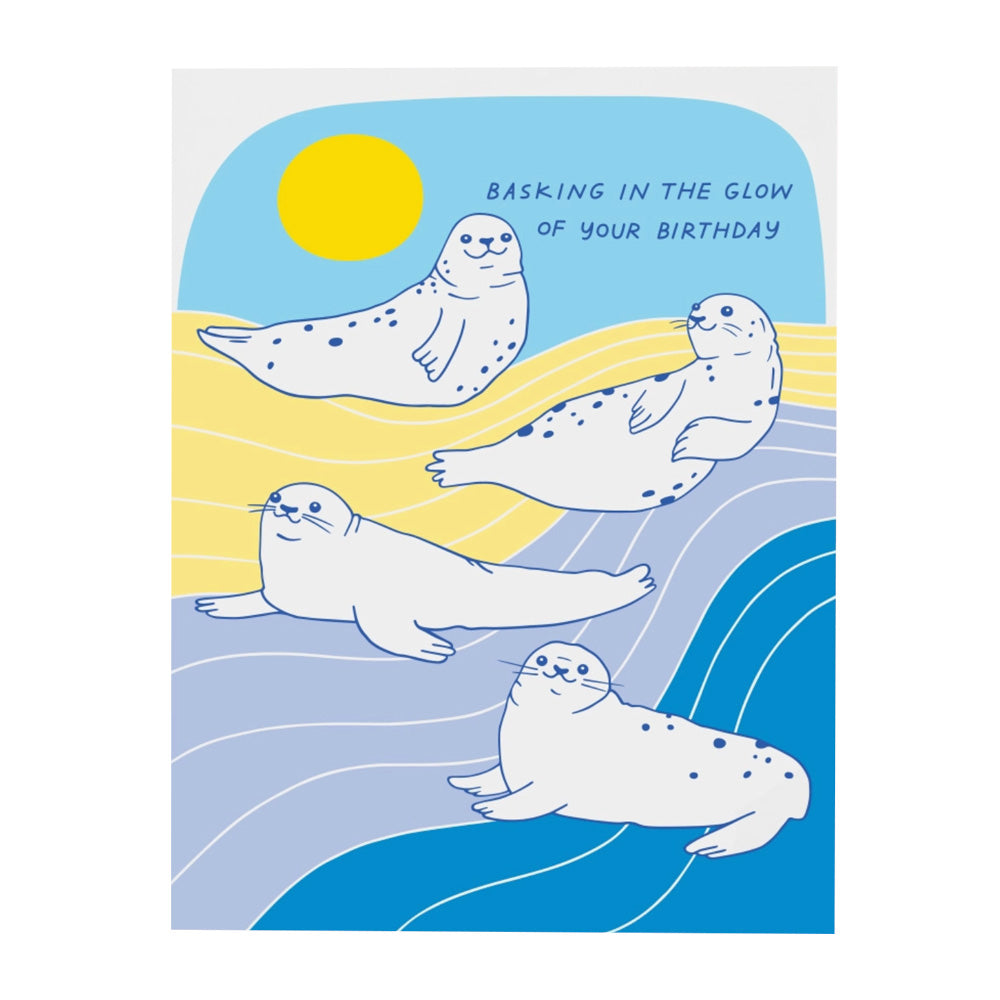 Seal Birthday Card | M.Lovewell