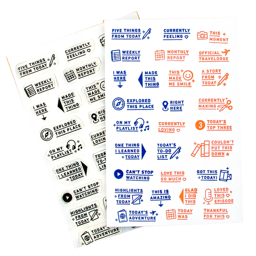 29 Prompts Clear Stamp Set – M.Lovewell