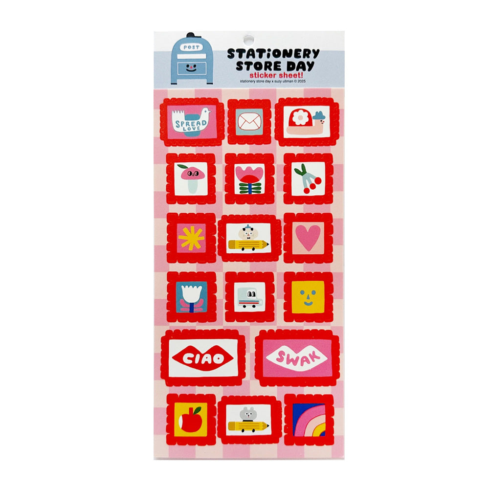 SSD 2025 Suzy's Stamps Sticker Sheet | M.Lovewell