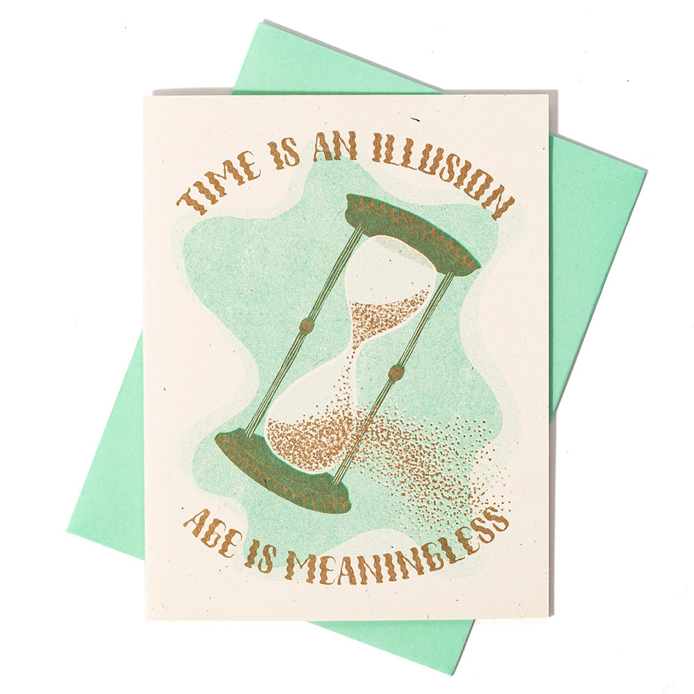 Age is Meaningless Birthday Card | M.Lovewell