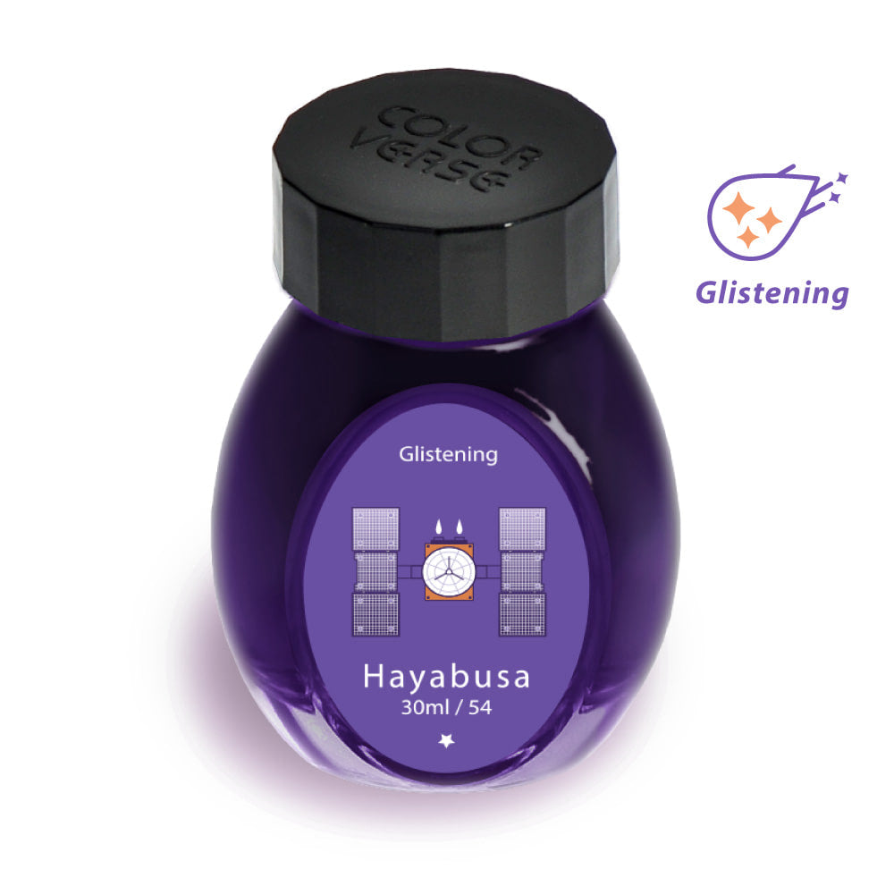 Colorverse Fountain Pen Ink Glistening - No. 54 Hayabusa | M.Lovewell