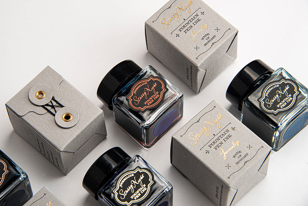 Journalize Fountain Pen Ink - Starry Night - Deepspace Aurora | M.Lovewell