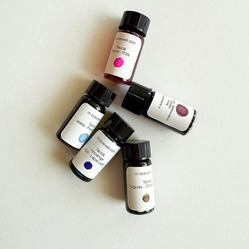 Taccia 5ml Fountain Pen Ink Samples | M.Lovewell