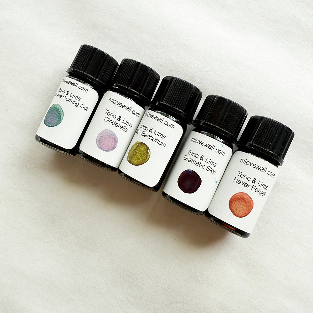 Tono & Lims 5ml Fountain Pen Ink Samples | M.Lovewell