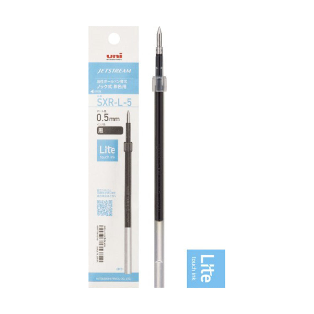 Uni Jetstream Lite Touch Ink 0.5mm Refill - Black Ink | M.Lovewell
